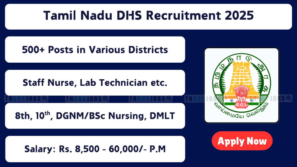 TN DHS Recruitment 2025: Multi Purpose Hospital Worker Posts; Apply Now!