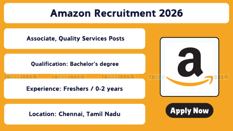 Amazon Associate, Quality Services Recruitment 2026; Apply Now!
